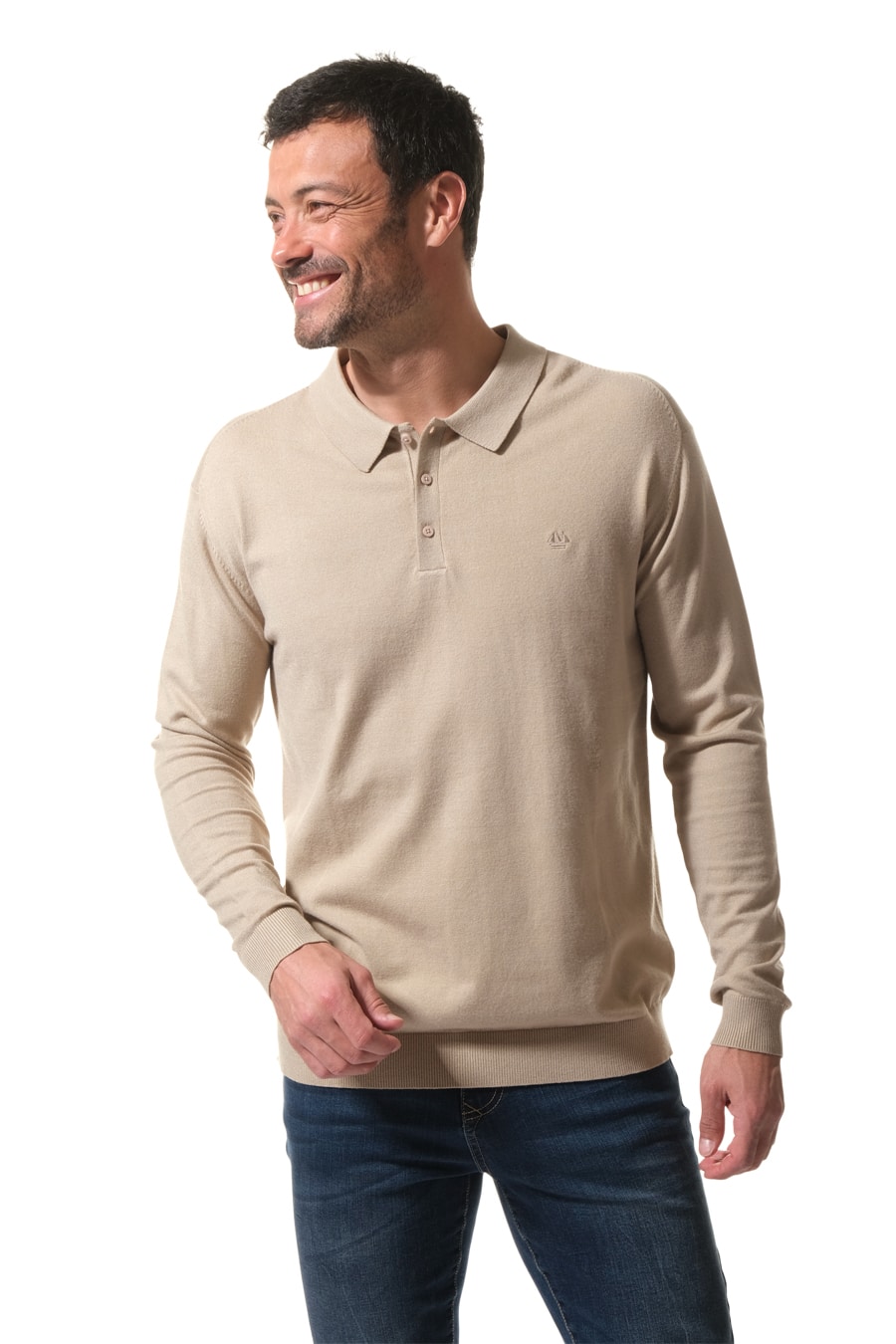 Ismere : pull col polo Hublot mode marine - Effet Mer